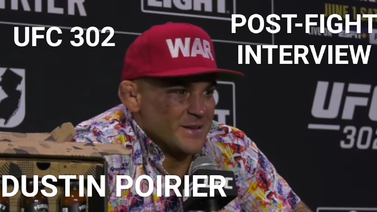 UFC 302 Post-fight Press Conference: Dustin Poirier. Makhachev vs ...