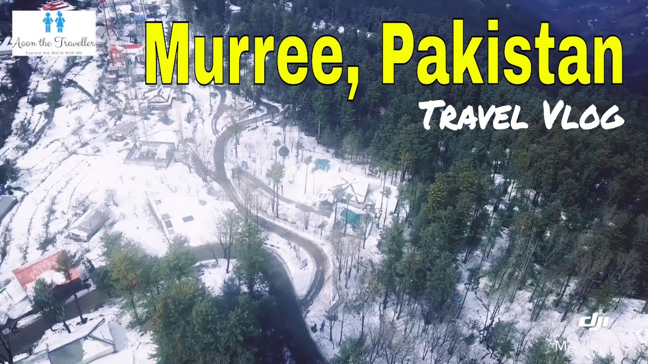 Heavy Snowfall in MURREE | Drone Video of Bhurban and Murree in 4K ...