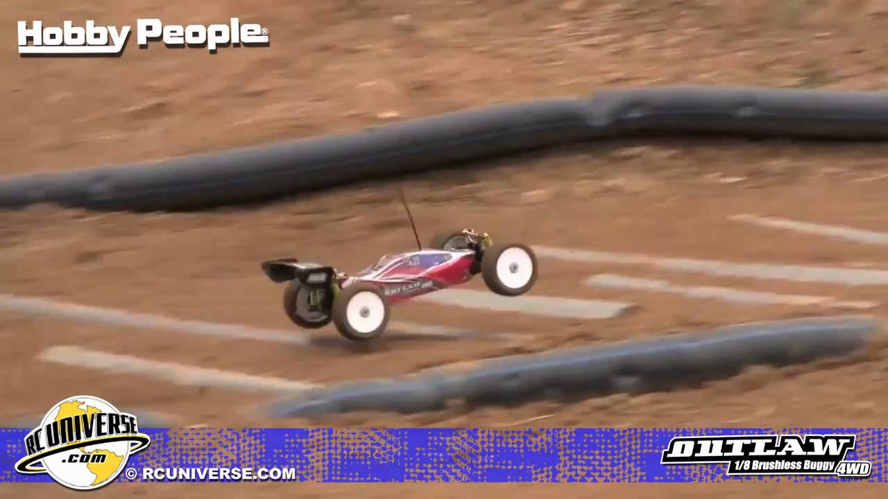 Hobby People OUTLAW 1/8 scale 4wd brushless buggy. RCUniverse review ...