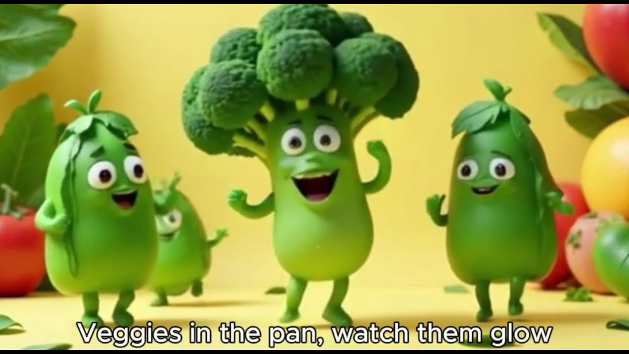 Educational Veggie Song for Preschoolers and Toddlers | Vegetables Song ...
