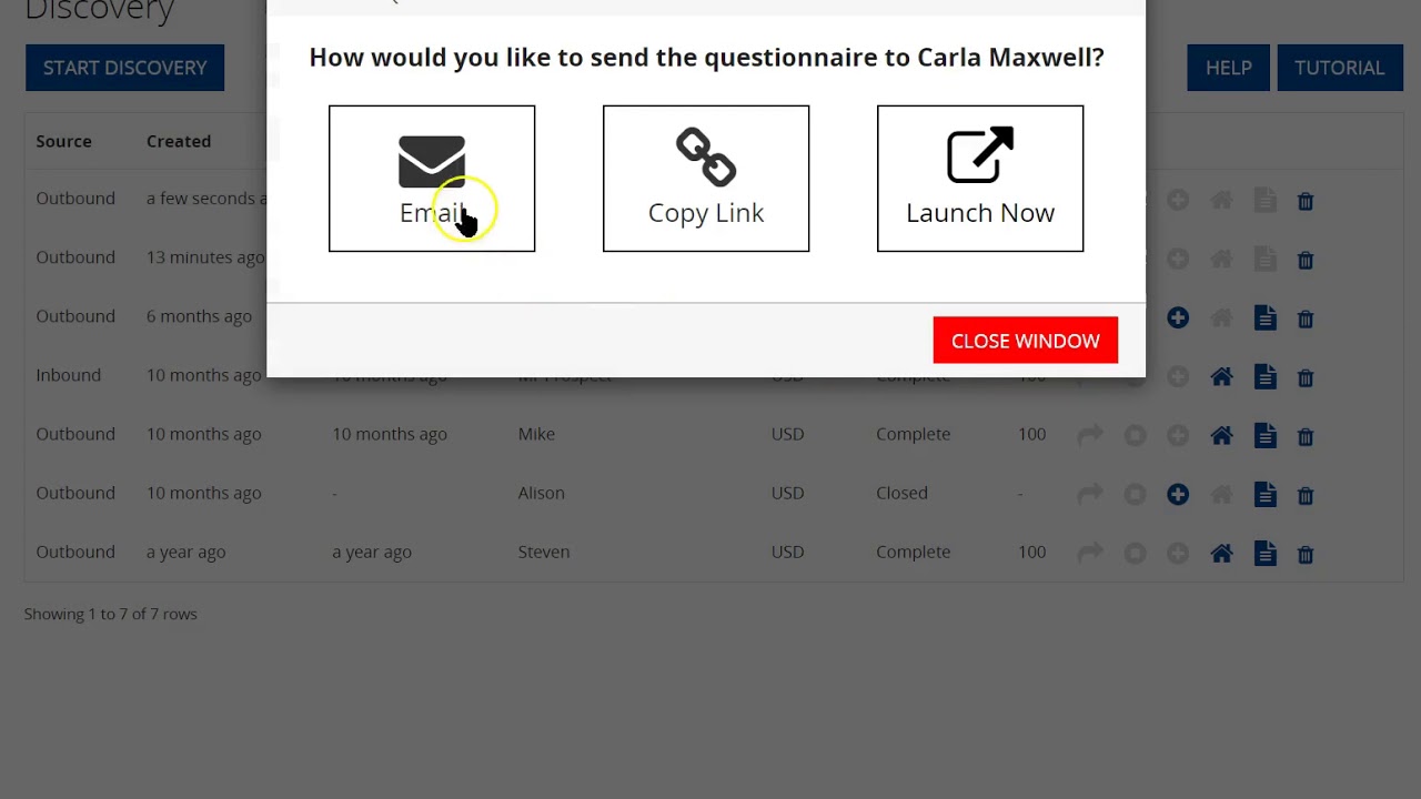 How to Send a Discovery Invitation in Asset-Map - YouTube