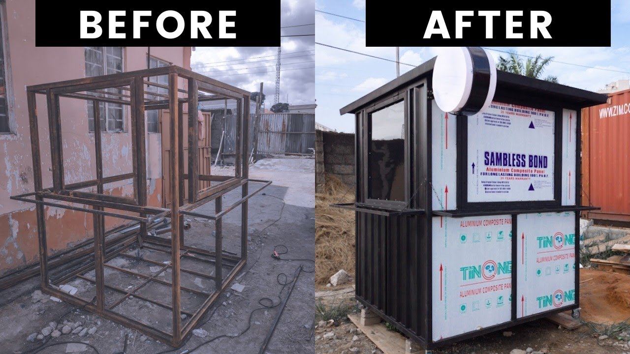 BUILDING A LOW COST SHOP ON WHEELS - YouTube