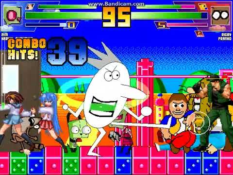 MUGEN battle #5922: Team Zim vs Team Rigby