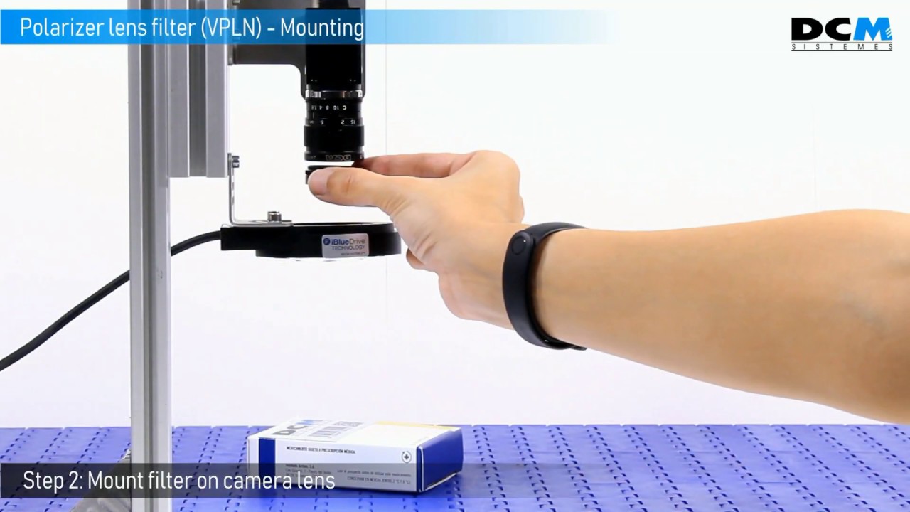 Polarizer filter & Antiglare filter. LED lighting for machine vision ...