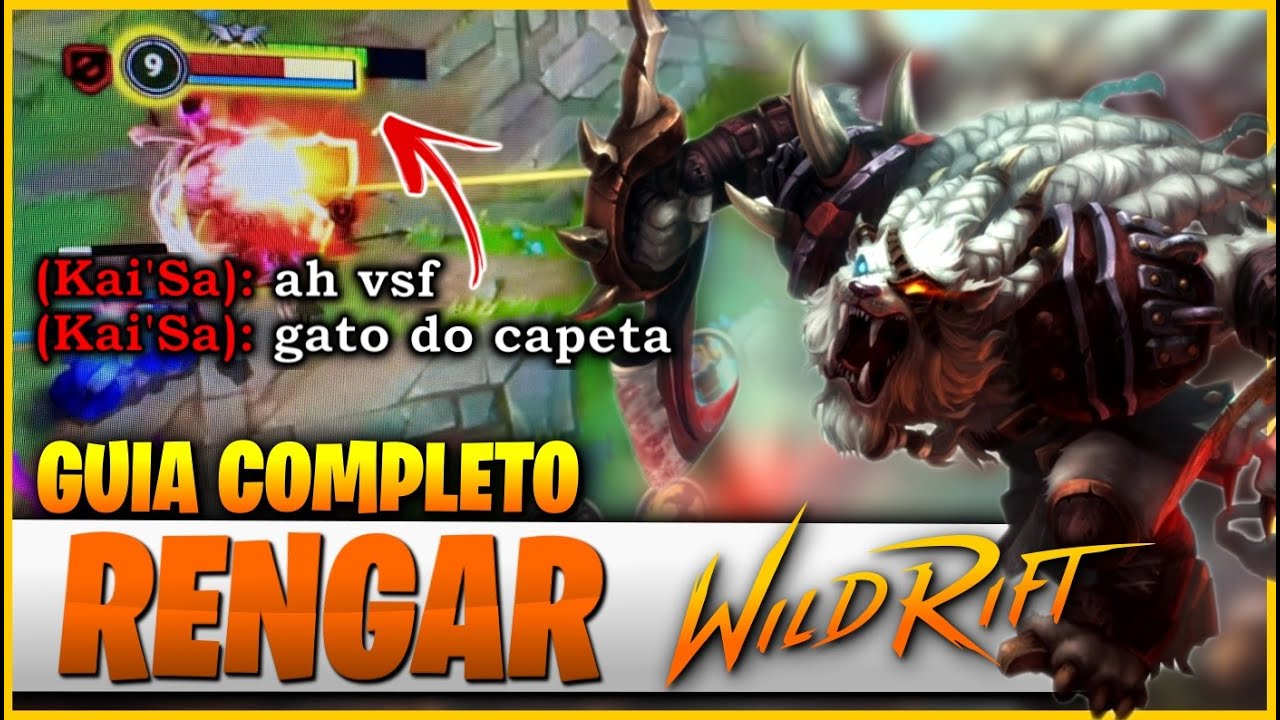 GUIA COMPLETO RENGAR - Melhor Build, habilidades e combos para subir de ...