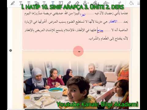 Arapça | 10.Sınıf | Ders Kitabı Cevapları | 3.Ünite | 2.Ders | Sayfa 66 67 68