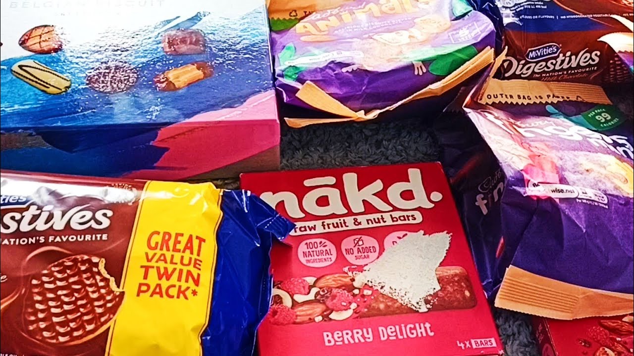 yummy snacks opening lots of candies and chocolate unboxing mini ...