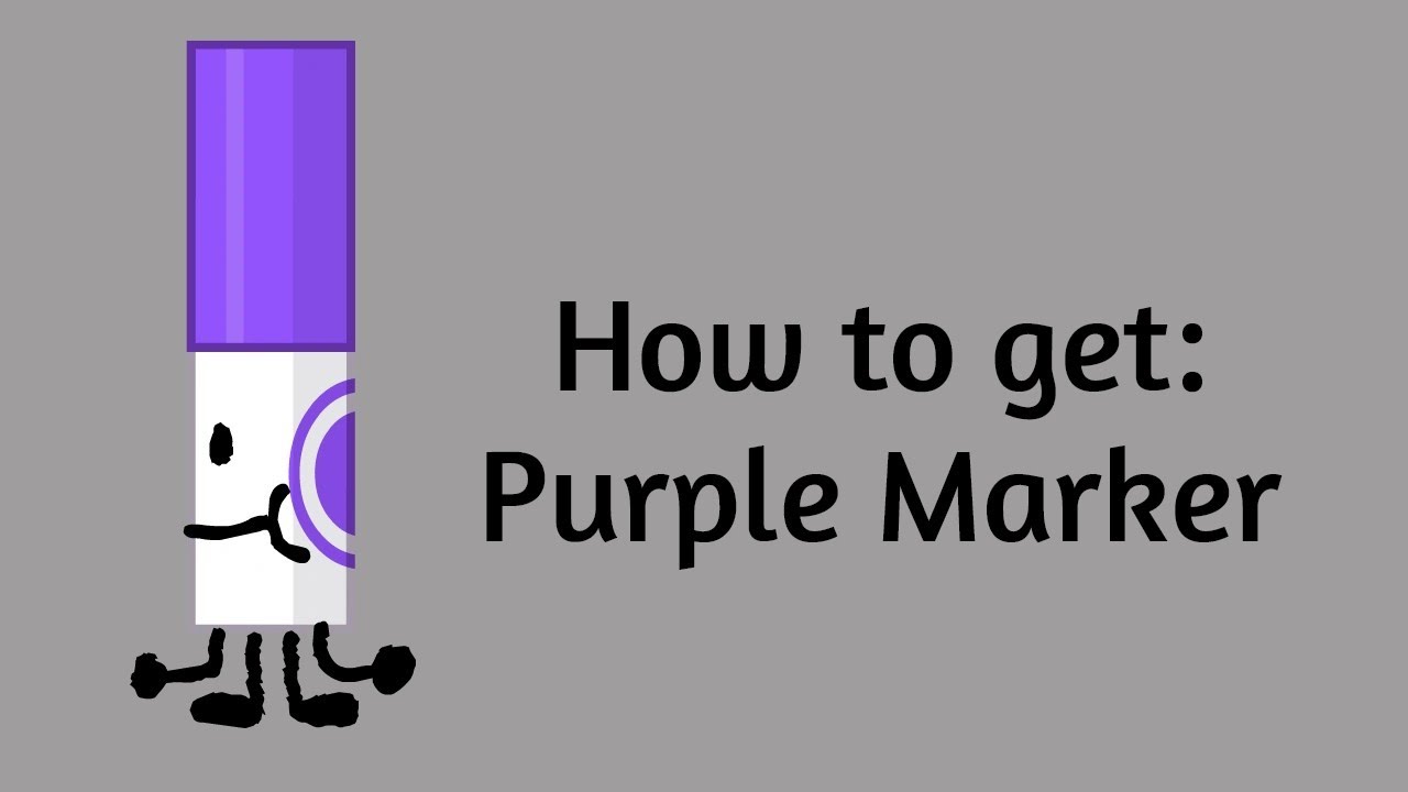 How to Find Purple Marker (Find The Markers) - YouTube