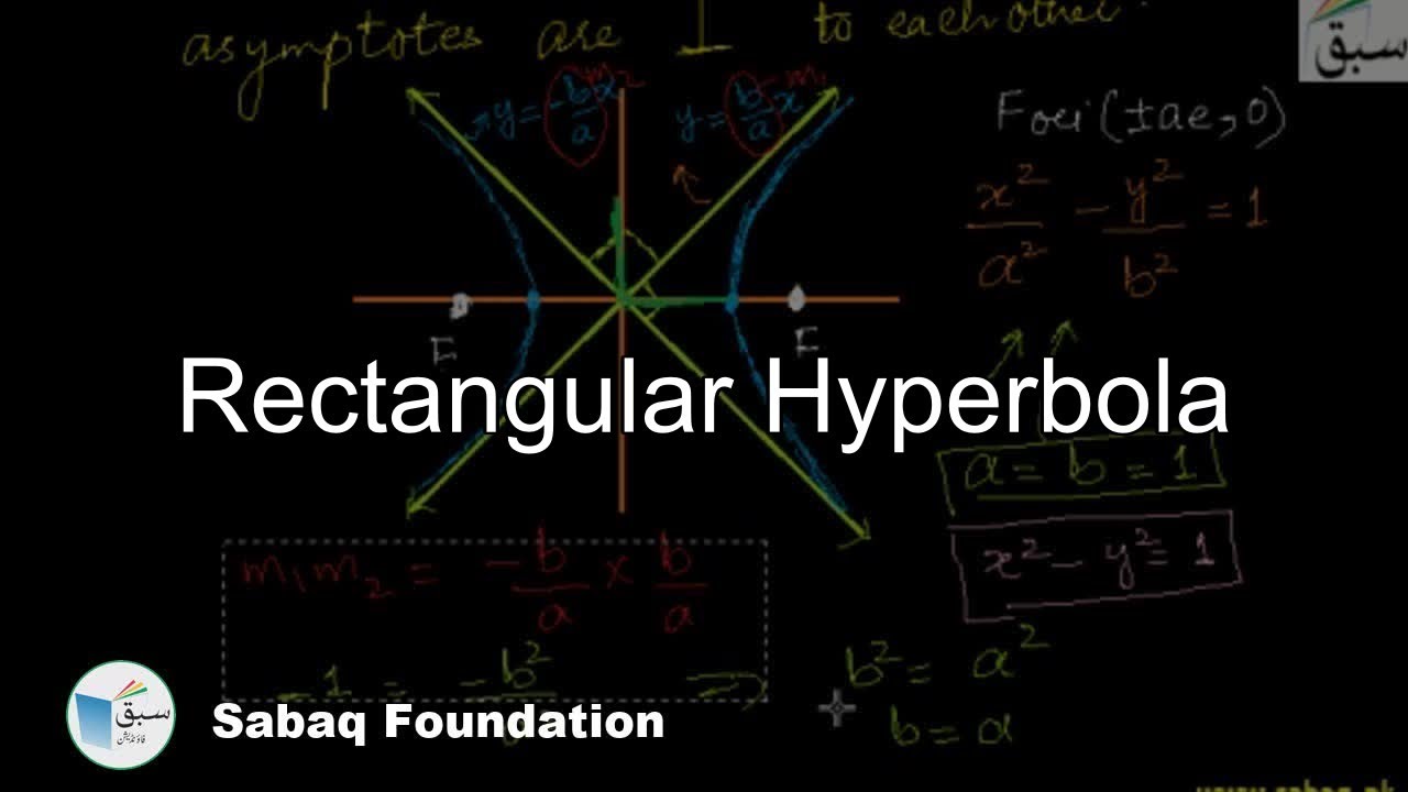 Rectangular Hyperbola, Math Lecture | Sabaq.pk - YouTube