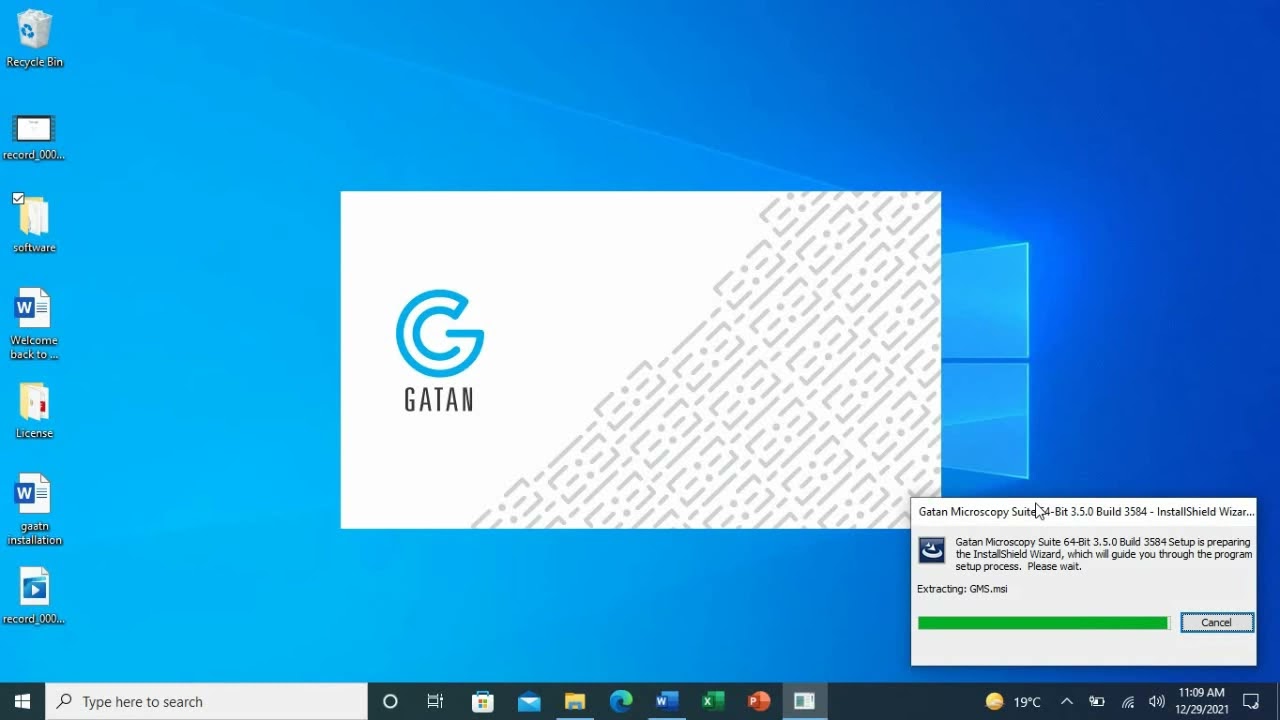 installation of HRTEM analysis software Gatan Micrograph - YouTube
