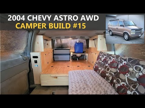 2004 Chevy Astro AWD Solar Stealth Camper Conversion - YouTube