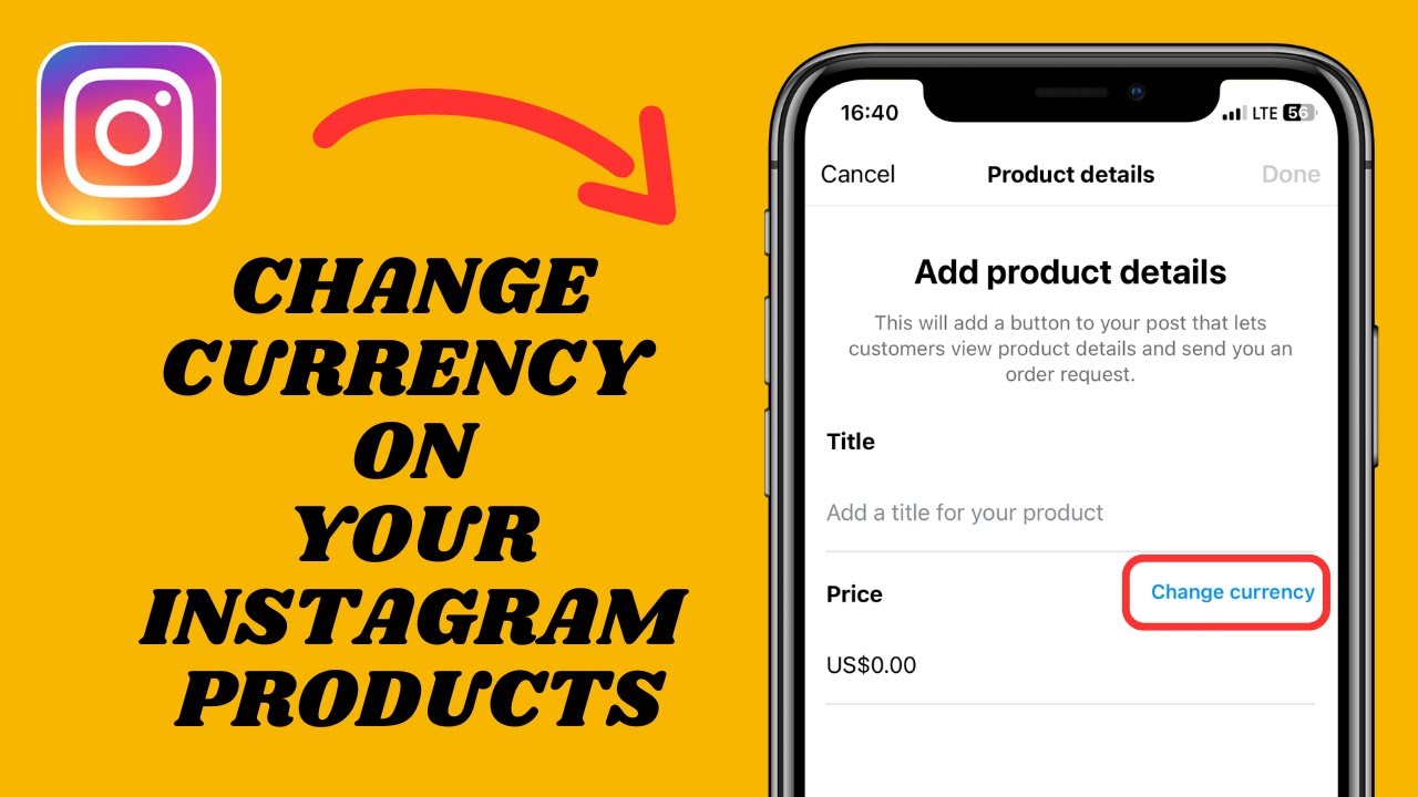 How To Change Price Currency On Your Instagram Products [2025 Update ...