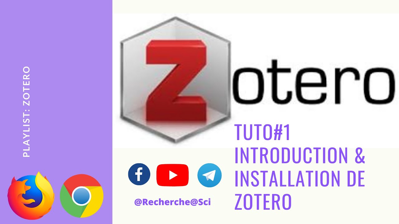 Tuto#1 Introduction & Installation de Zotero - YouTube