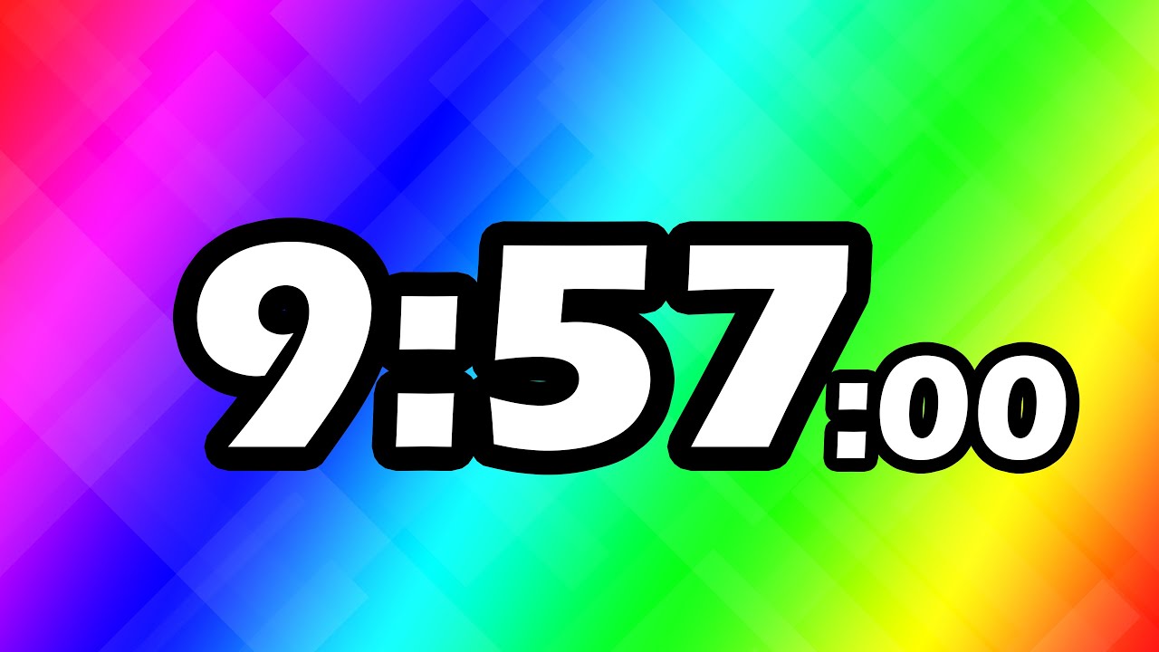 9 Minutes and 57 Second TIMER Countdown - YouTube
