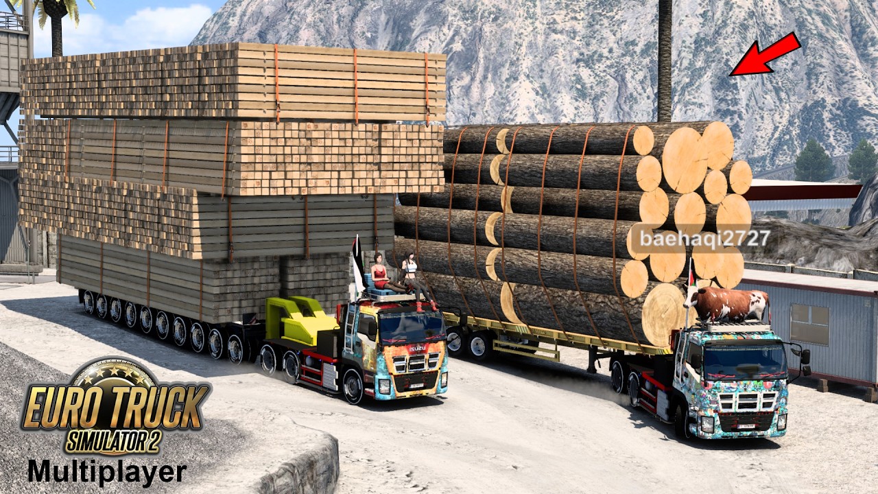 Insane Overload! Giant Cargo Trucks in Euro Truck Simulator 2 ...
