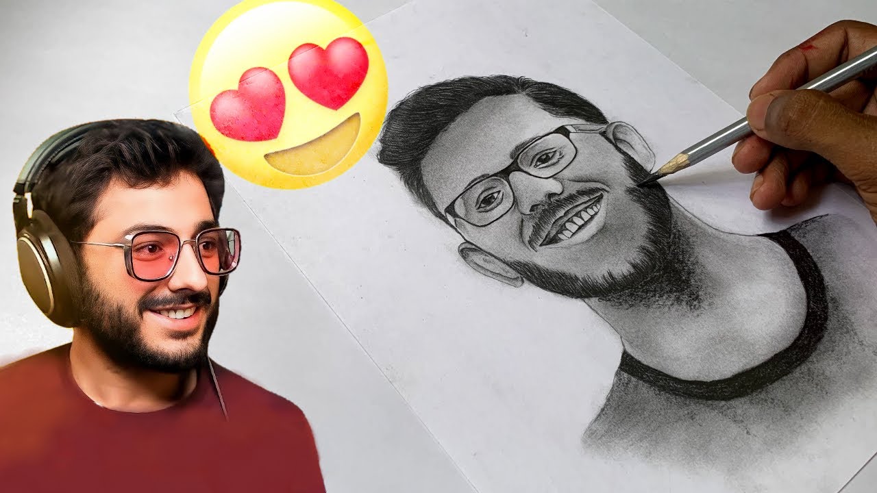 Drawing our Best Youtuber (Time lapse) - YouTube
