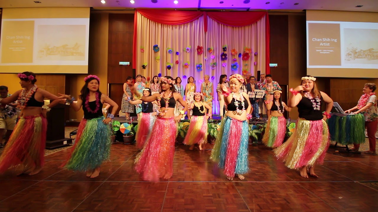 Lovely Hula Hands simple dance routine for Tenaganita - YouTube