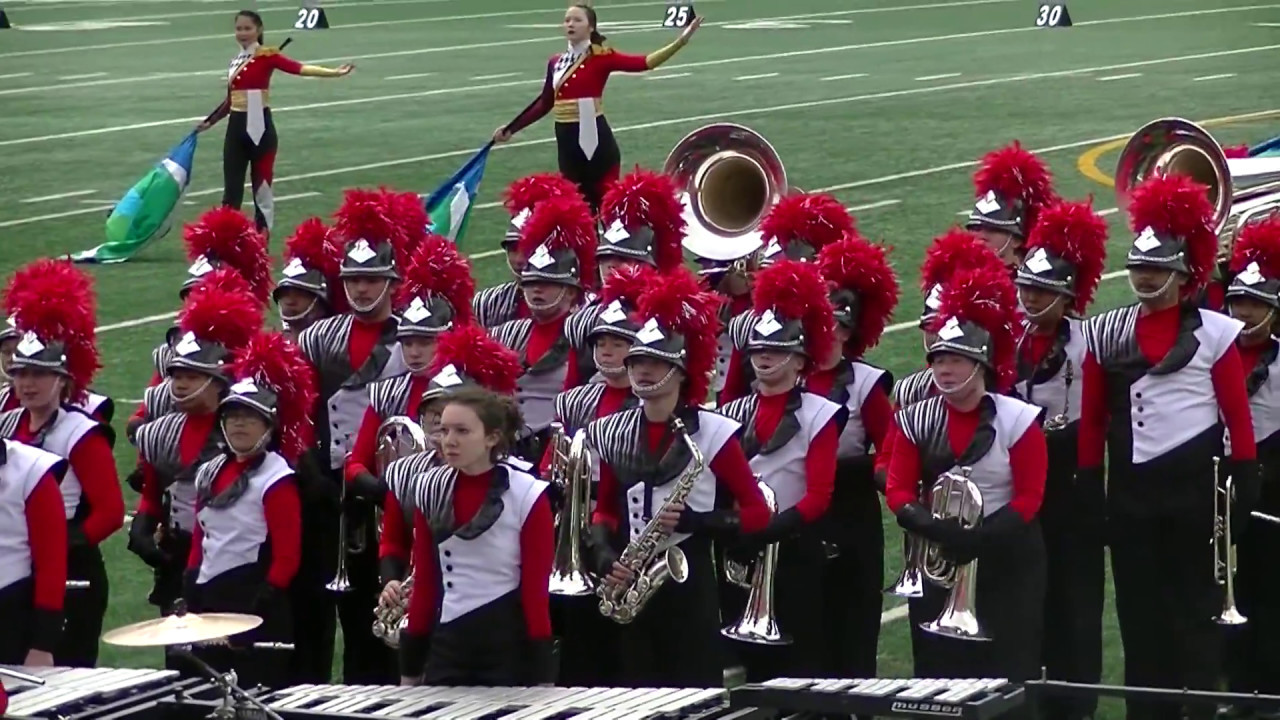 Bishop Grandin Marching Ghost @ Music in Motion 2017 Zoom In - YouTube