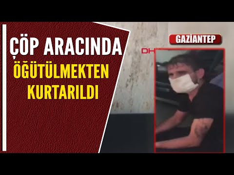 ÇÖP ARACINDA ÖĞÜTÜLMEKTEN KURTARILDI