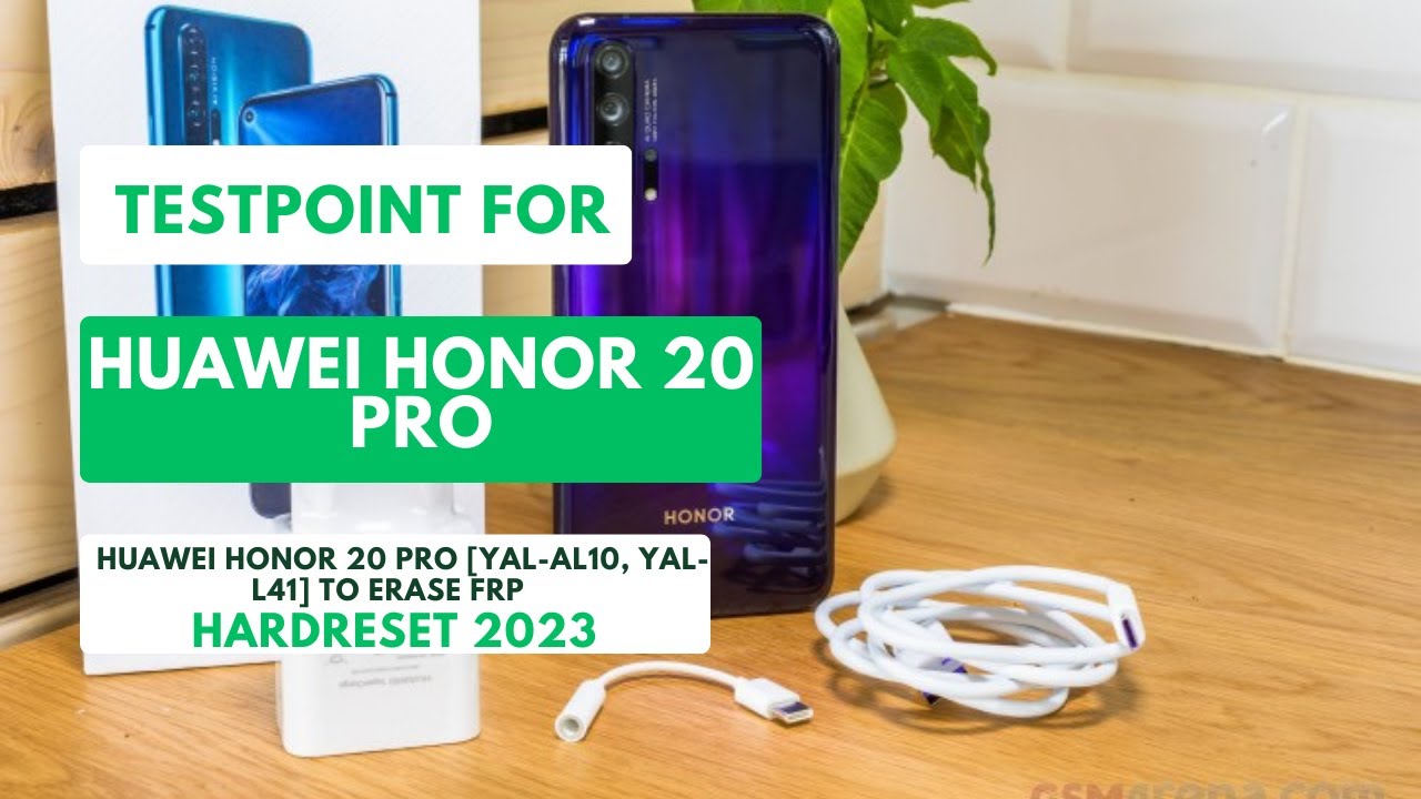 TESTPOINT FOR HUAWEI HONOR 20 PRO|YAL AL10 YAL L41|TO ERASE|REMOVE FRP ...