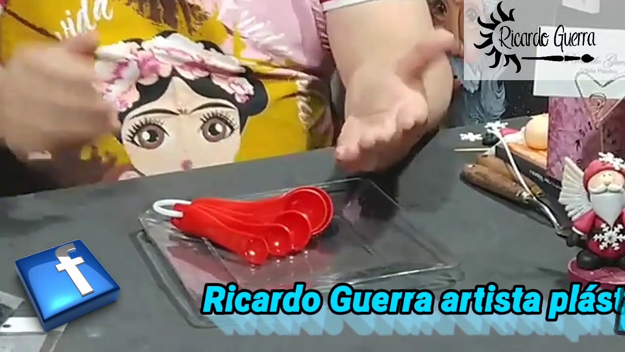 Haz tu Santa Claus en pasta flexible, te explicó paso a paso. - YouTube