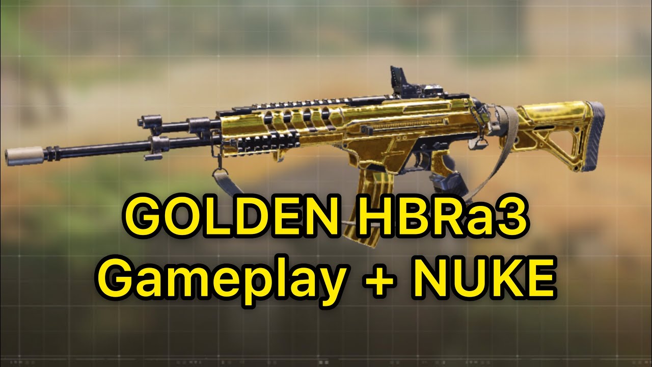 CODM| GOLDEN HBRa3 Gameplay + NUKE - YouTube