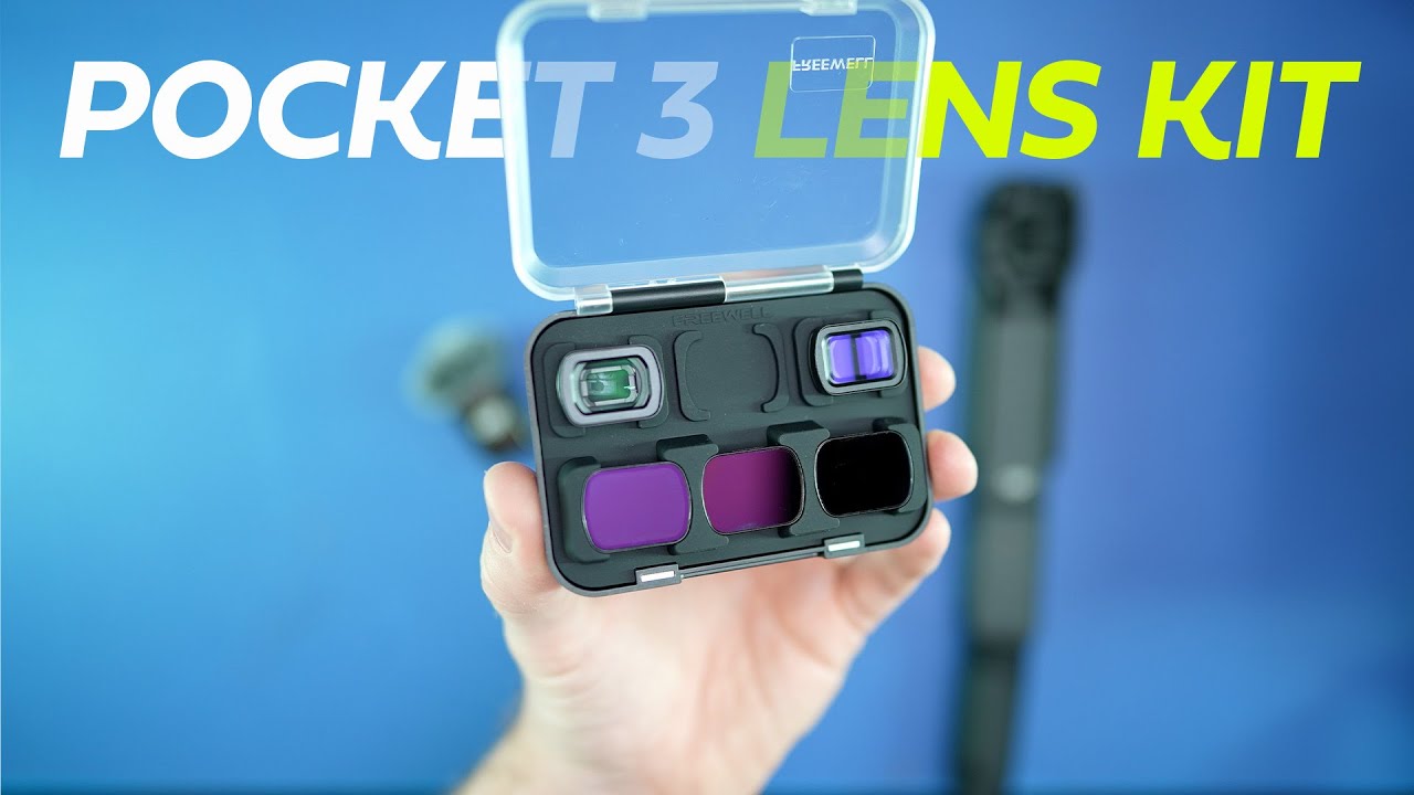 Freewell Lens Kit for DJI Pocket 3 - This is the BEST Lens Kit you can ...
