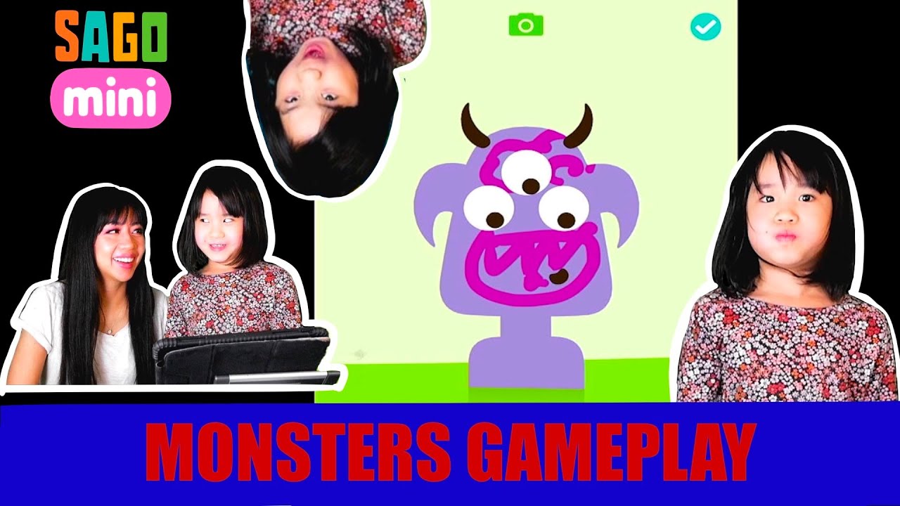 Sago Mini Monster gameplay with Ella! Create your own Monster and Learn ...
