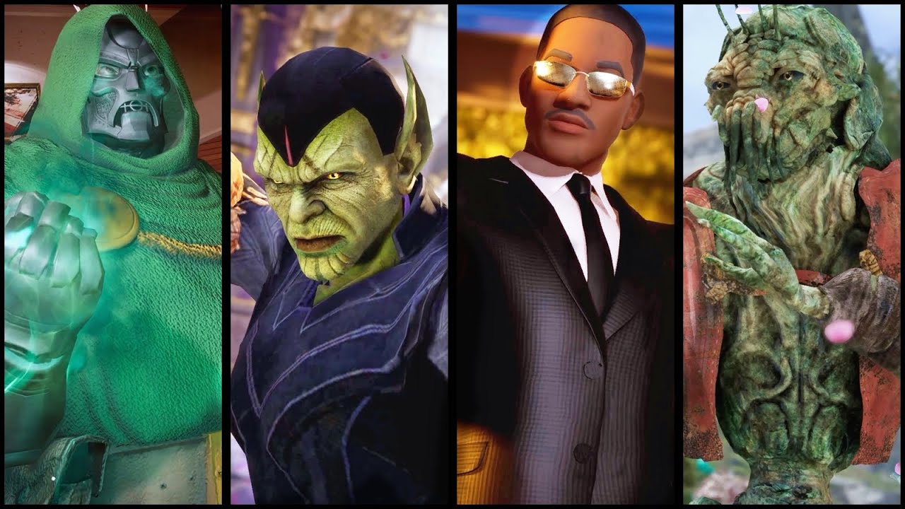 Dr. Doom, Galactus, Super-Skrull, Surfer, Agent J, Harvester ...