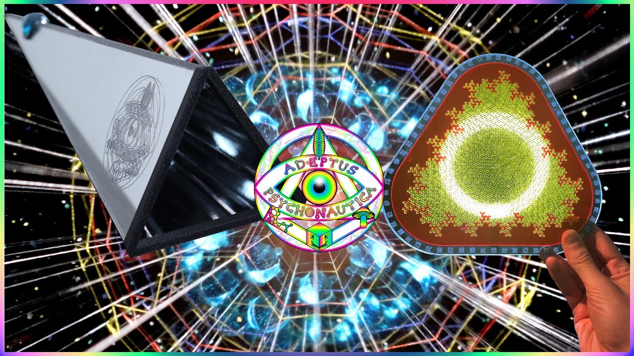 Psychedelic inspired arts and crafts, all made by me 🙂 - YouTube