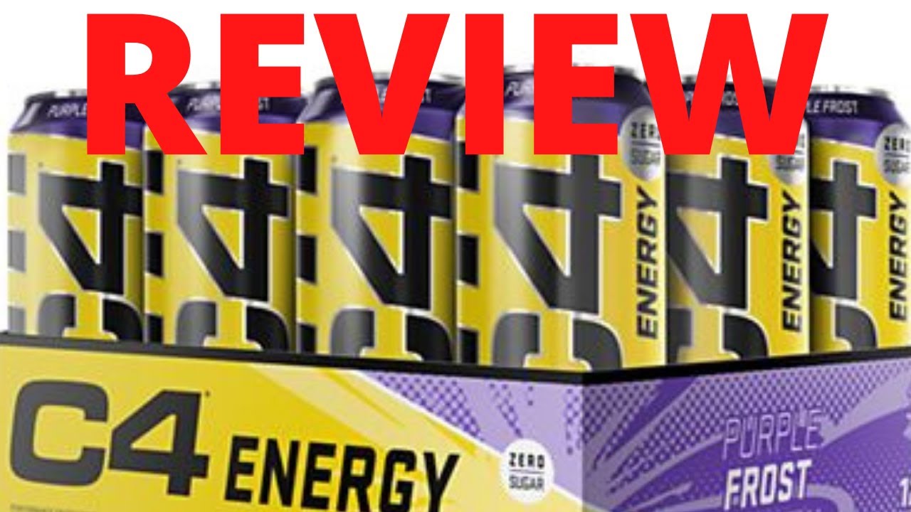 C4 Purple Frost Energy Drink - Taste Test and Review - YouTube