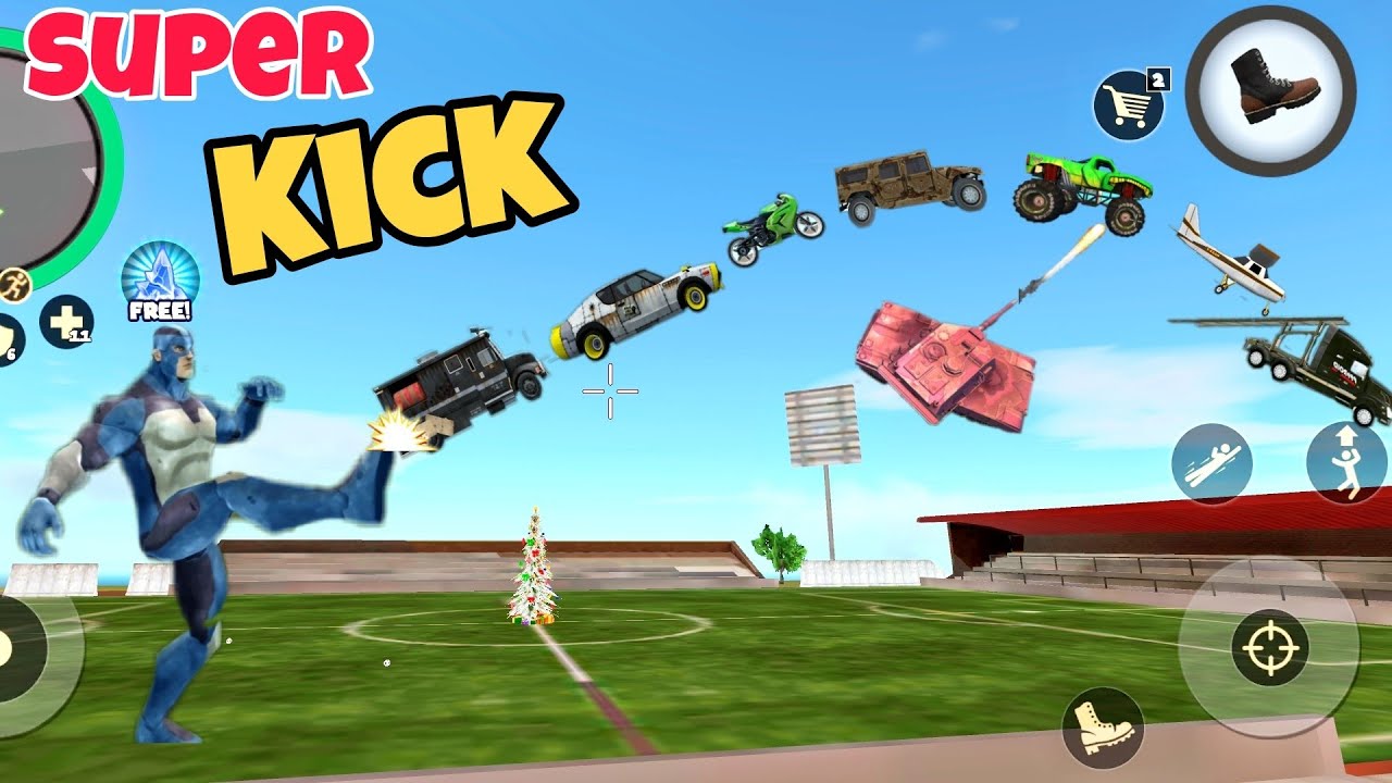 rope hero vice town game | super kick gameplay | rope hero game | rope ...