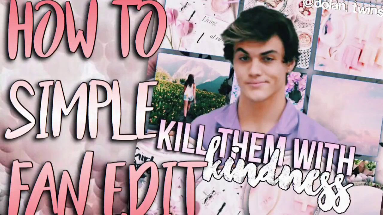 How to: simple fan edit :) - YouTube