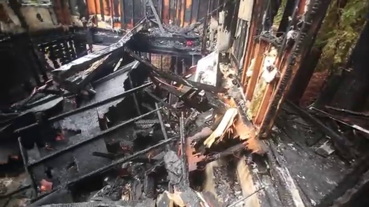 House fire aftermath in Monte Rio Tuesday Jan. 5, 2016 - YouTube