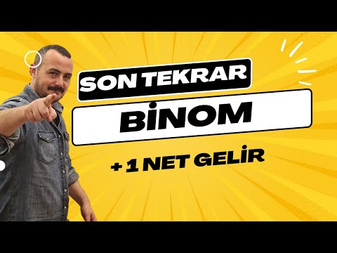 BİNOM SON TEKRAR - 20 DAKİKADA +1 NET