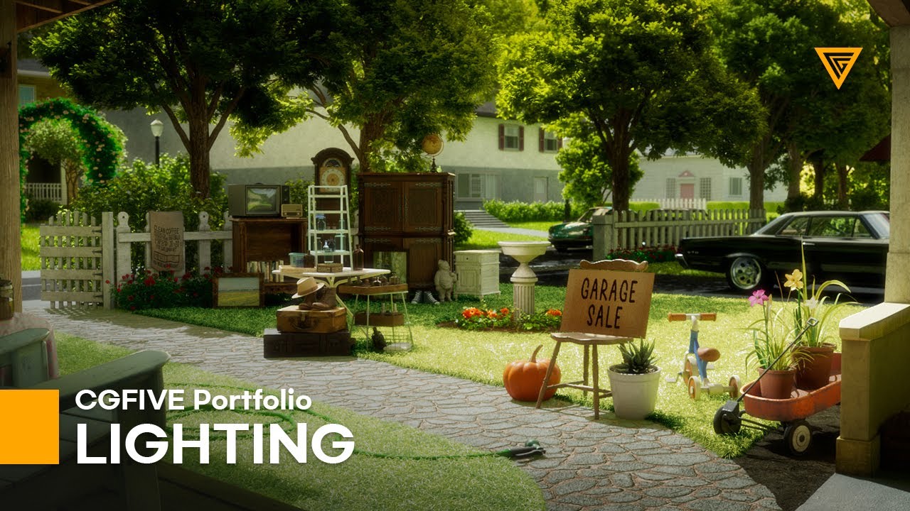 VFX학원 3D라이팅 포트폴리오 CG5아카데미 수강생작품｜Rendering, MAYA, Lookdev, Lighting, V-ray, Substance 3D Painter ...