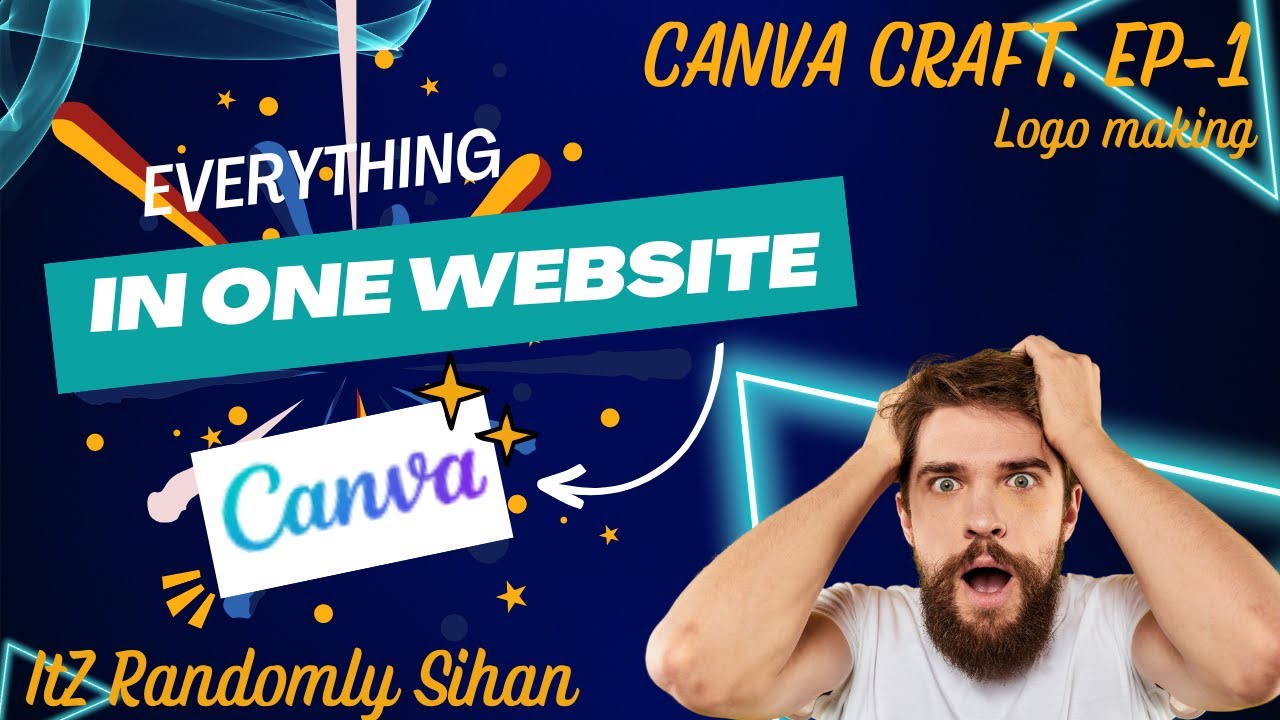 Logo Making Using "Canva" || Canva Craft || Itz Randomly Sihan || - YouTube