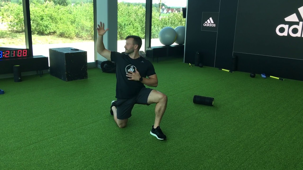 Dynamic Hip Flexor Stretch Youtube