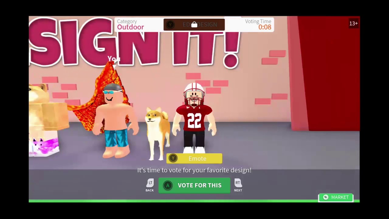 ROBLOX xbox 1 ep2 (design it) - YouTube