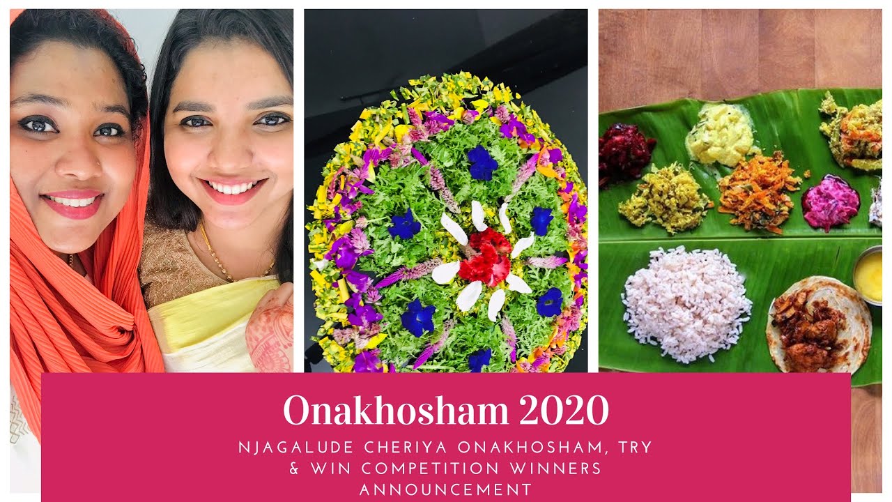 Onaghosham 2020 || Our Indoor Onam Celebration and Announcing Try&Win ...