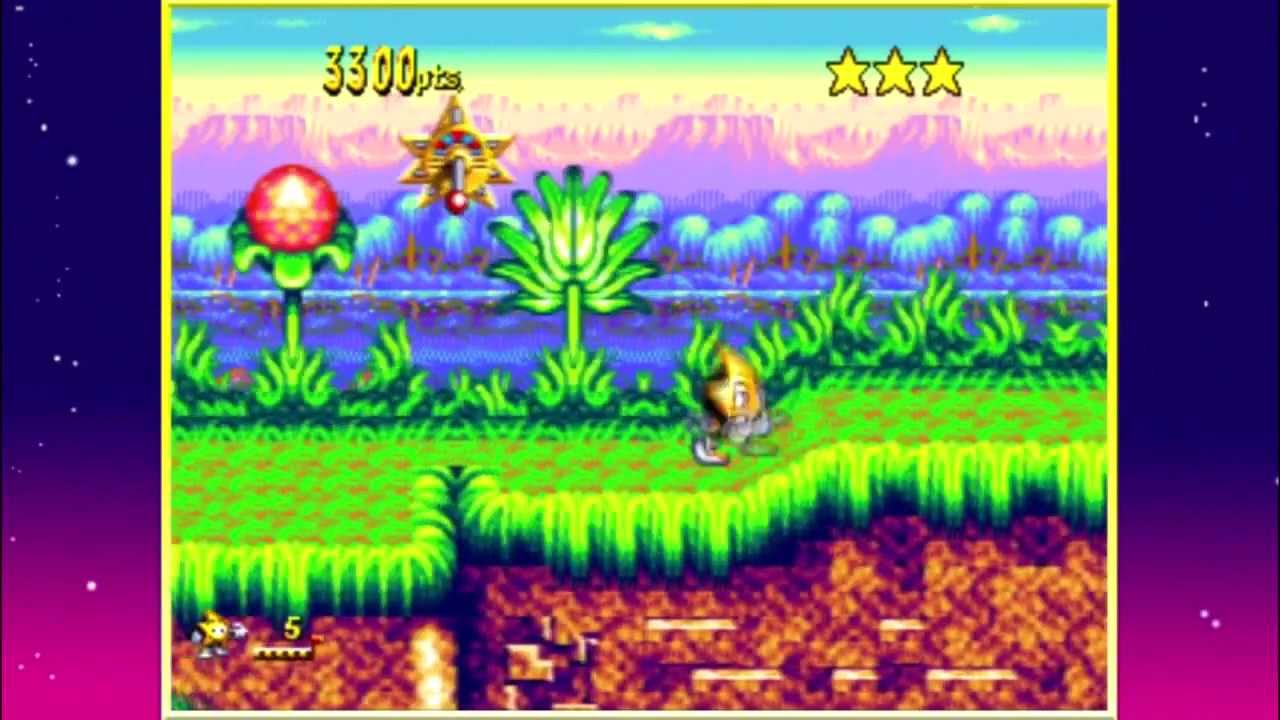 Let's Play Ristar Part 1 (Planet Flora & Riho) - YouTube