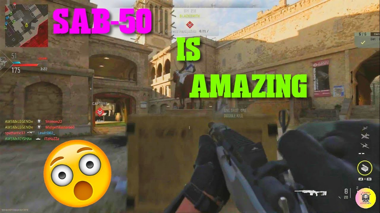 SAB-50 ANOTHER AMAZING GUN #mwii #callofduty - YouTube
