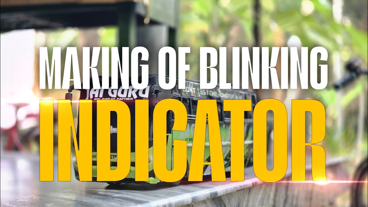 Making of blinking indicator in miniature bus | JJ CREATION - YouTube
