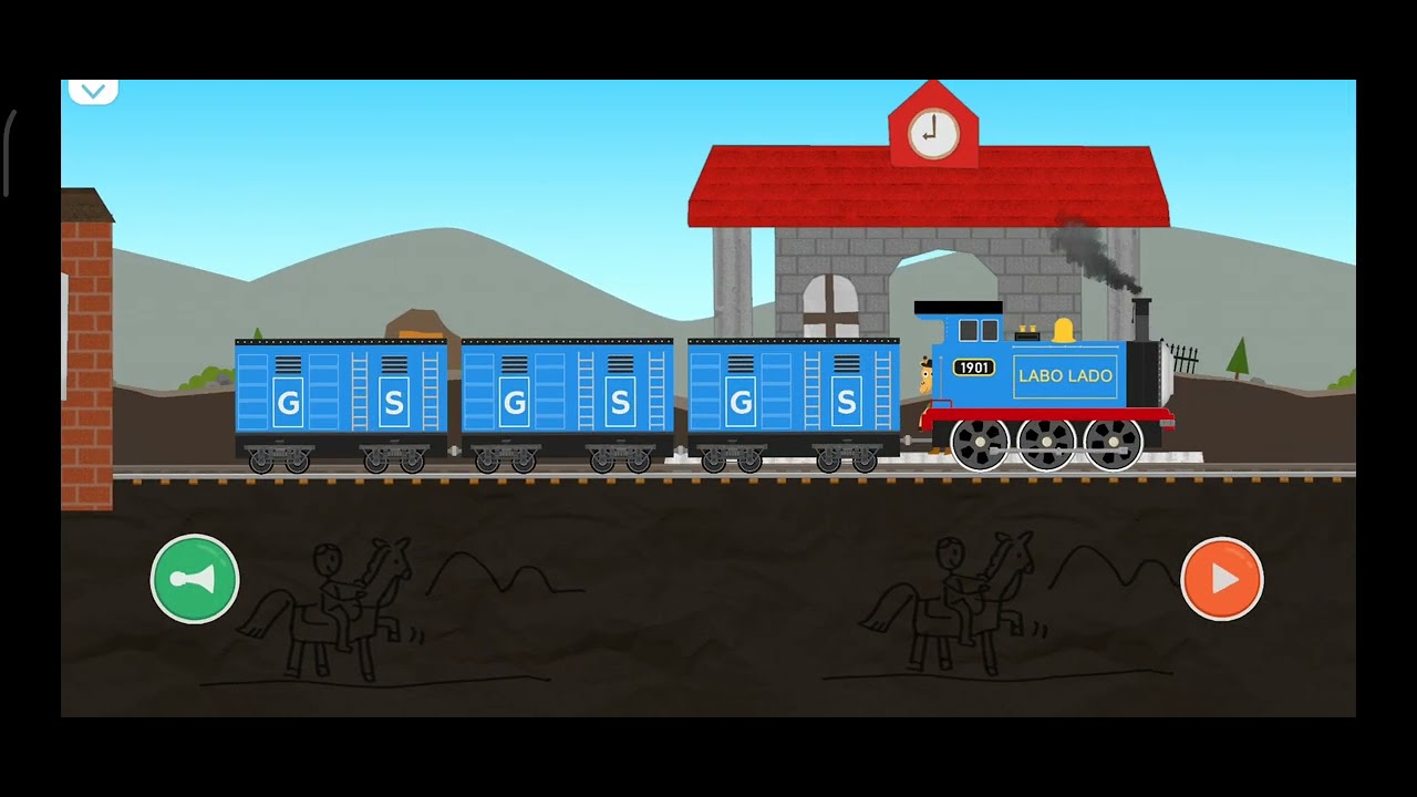 Bermain LABO BRICK Train BUILD Game Ke-1 - YouTube
