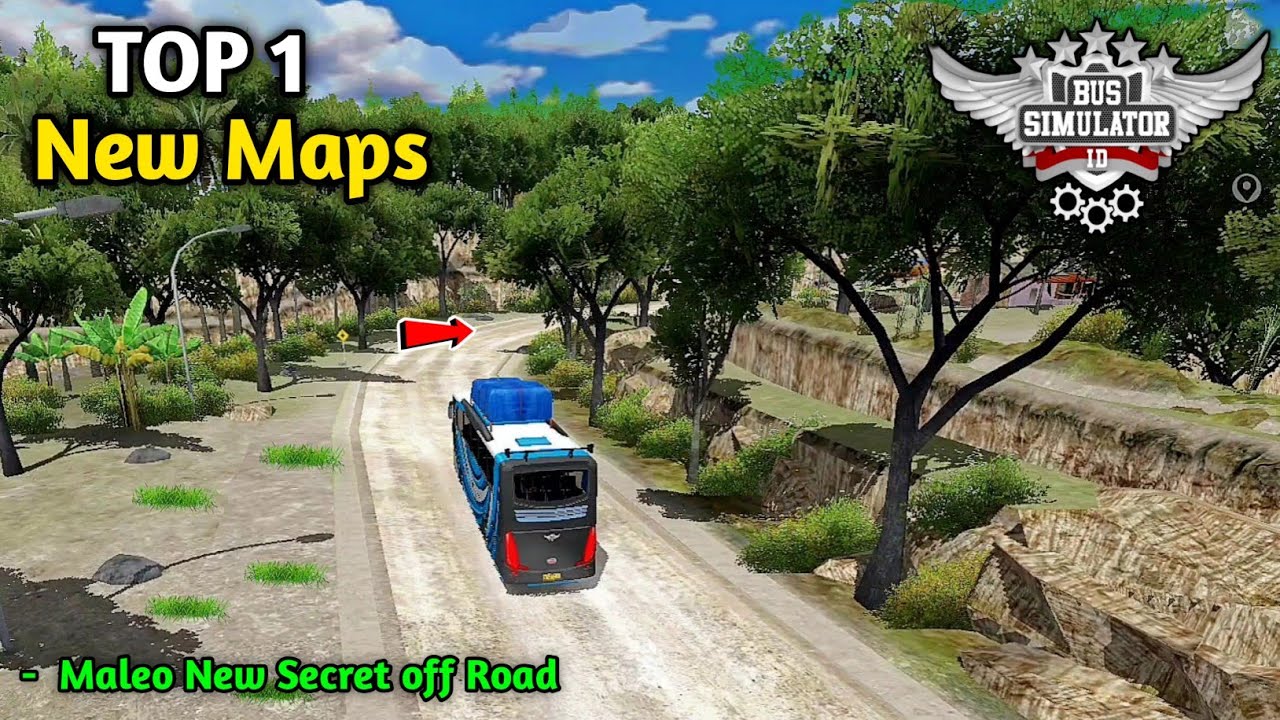 🚚TOP 1 New Best Maps in Bus Simulator Indonesia by Maleo New Update 4.1.1🏕 - YouTube