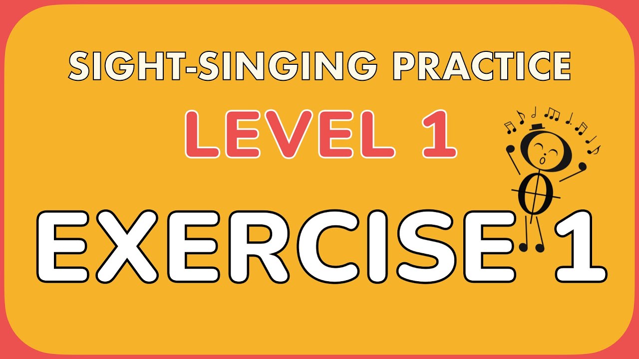 Sight-singing practice: Level 1, Exercise 1 - YouTube