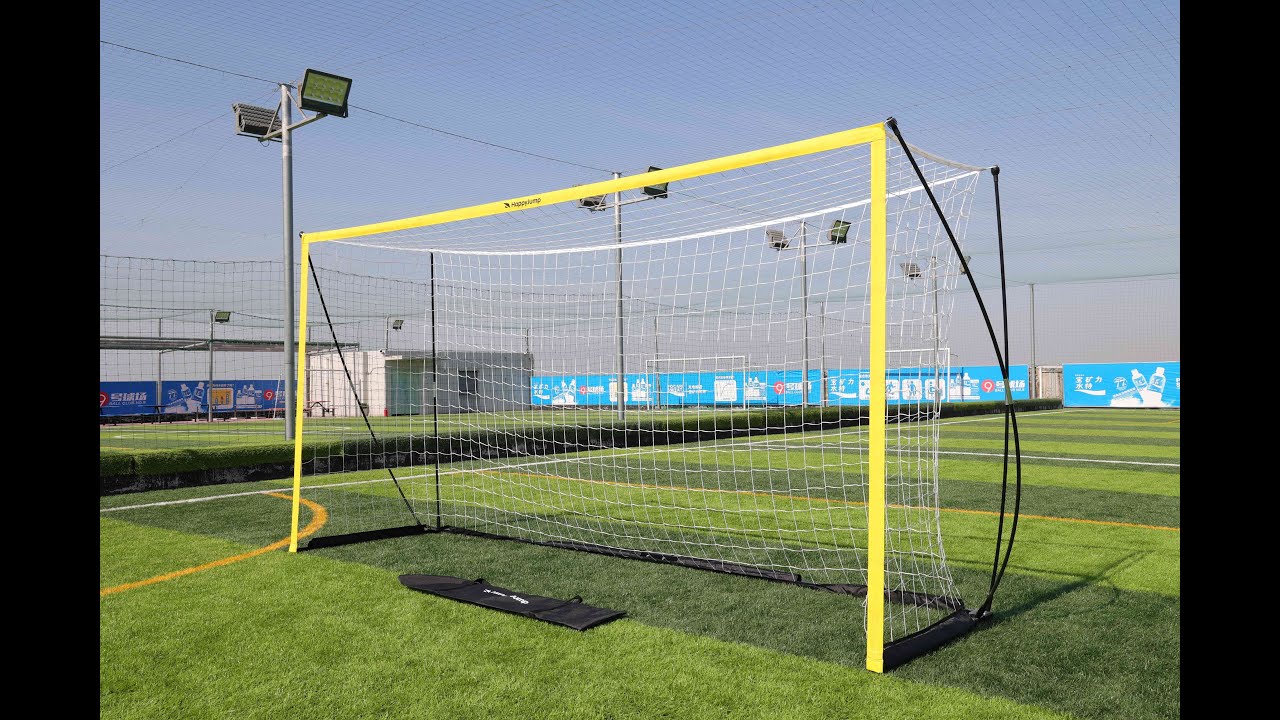 Dimples Excel Portable 12' x 6' Soccer Goal and Net - YouTube