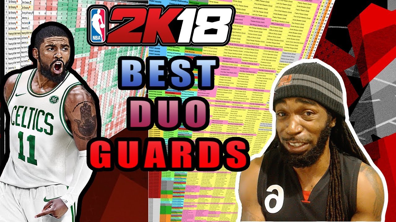 NBA 2K18 BEST DUO ARCHETYPES #2 - POINT GUARDS & SHOOTING GUARDS - YouTube