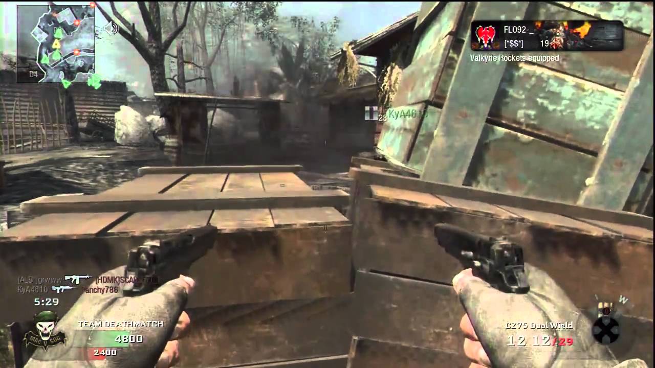 Call of Duty: Black Ops Jungle 19-9 TDM Pistol CZ75 Dual Wield - YouTube