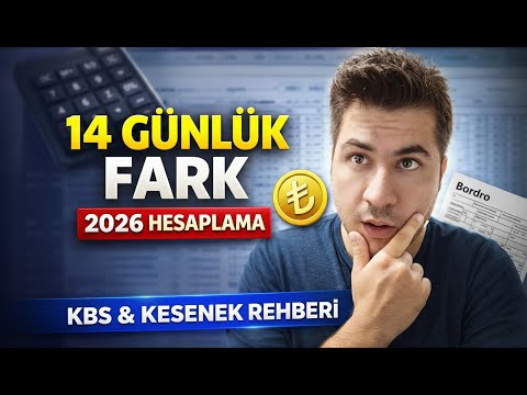 14 Günlük Maaş Farkı Ne Kadar Olacak? 2026 Kesin Hesaplama Tablosu!